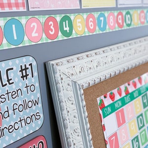 Strawberry Classroom Decor Bundle - Etsy