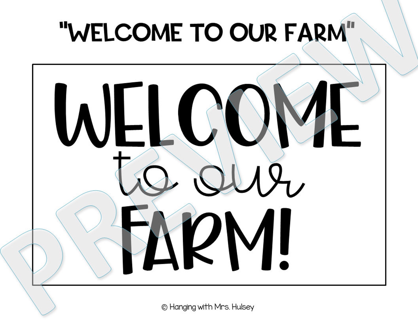 Farm Welcome Back to School Bulletin Board - Etsy