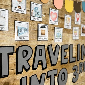 Travel Welcome Bulletin Board - Travel Back to School Board - Bulletin ...