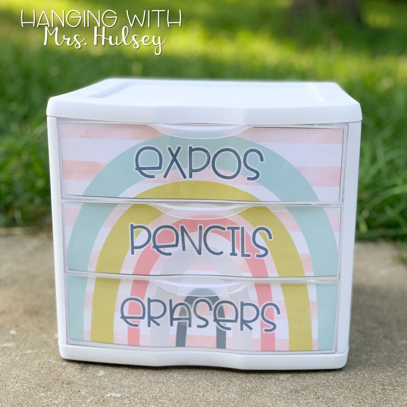 Boho Rainbow Classroom Decor Bundle - Etsy