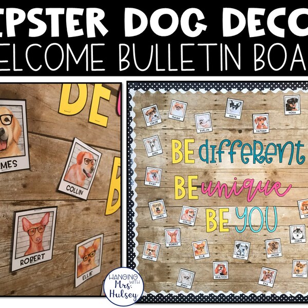 Welcome Back Dog Bulletin Board - Etsy