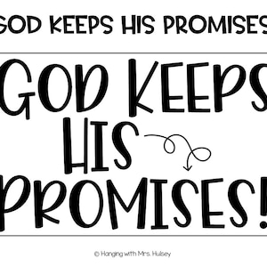 Winter Christian Bulletin Board: God's Promises (digital Download) - Etsy
