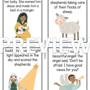Toddler Advent Cards for Christmas - Kids Nativity Advent Calendar ...
