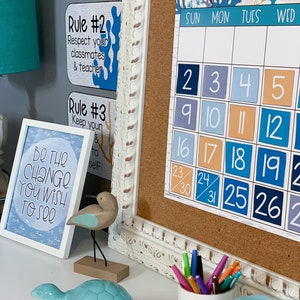 Ocean Classroom Decor Bundle - Etsy