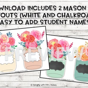 Floral Farmhouse Welcome Back to School Bulletin Board - Floral Class ...