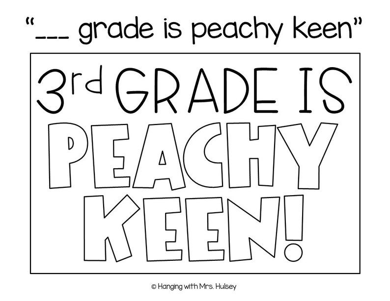 Peach Welcome Back to School Bulletin Board - Etsy