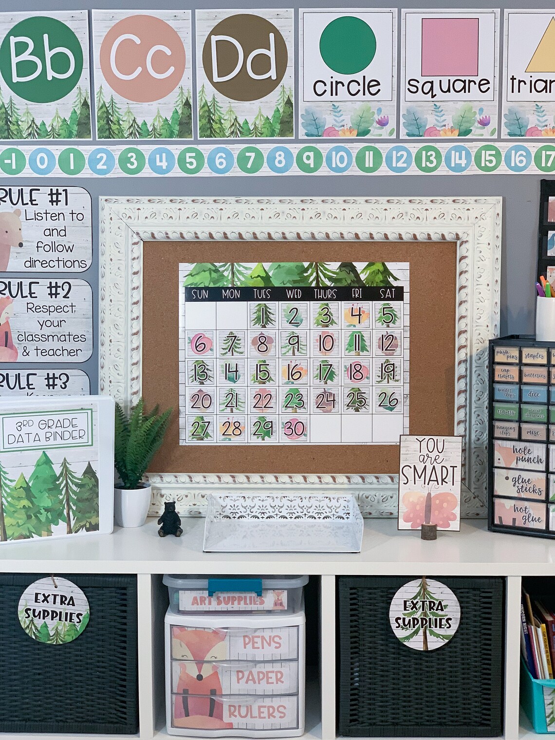 Forest Classroom Decor Bundle - Etsy