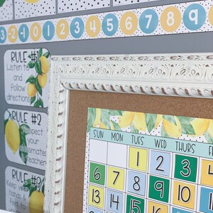 Lemon Classroom Decor Bundle - Etsy
