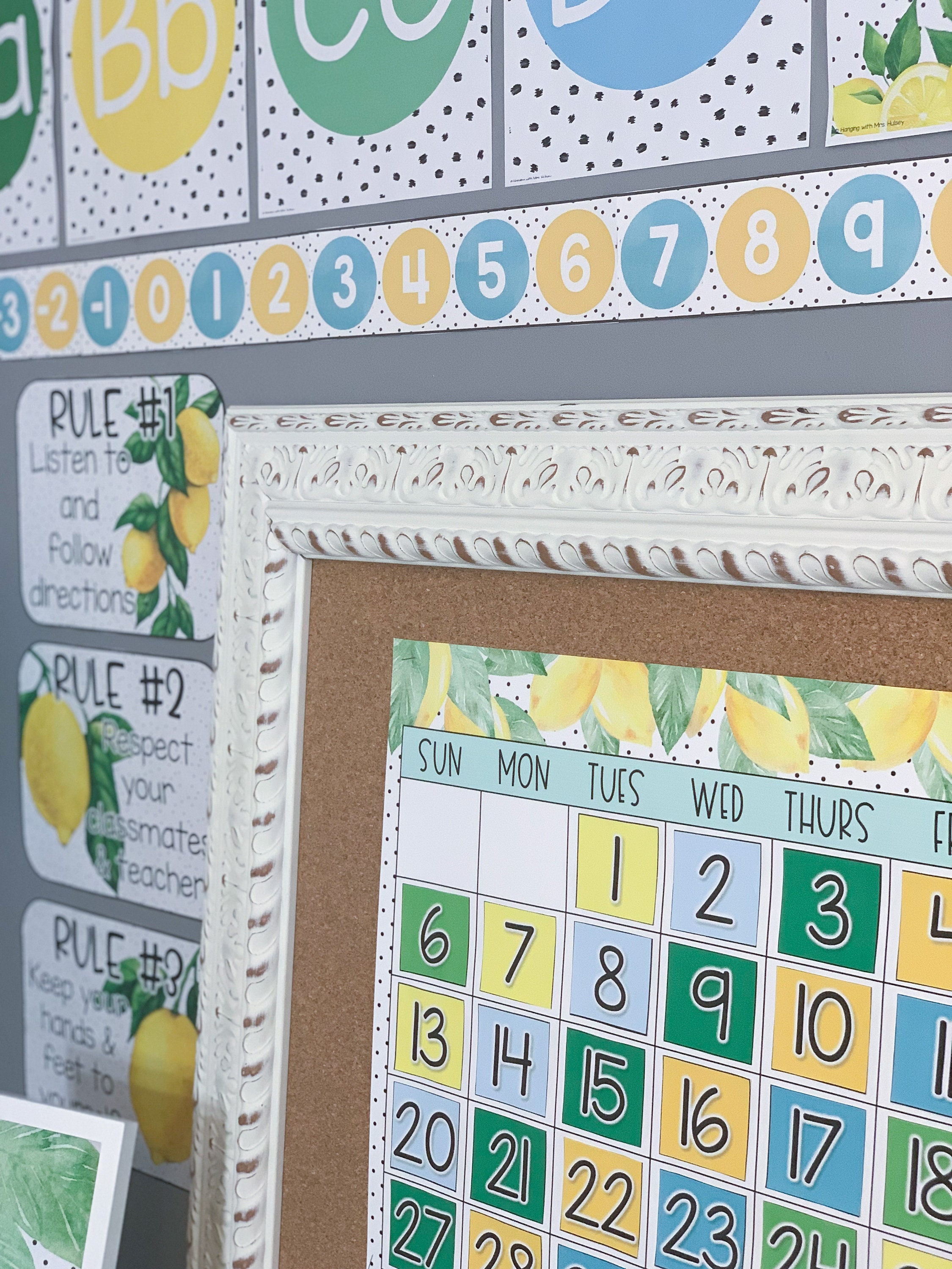 Lemon Classroom Decor Bundle - Etsy