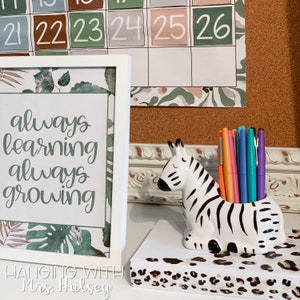 Boho Jungle Classroom Decor Bundle - Etsy