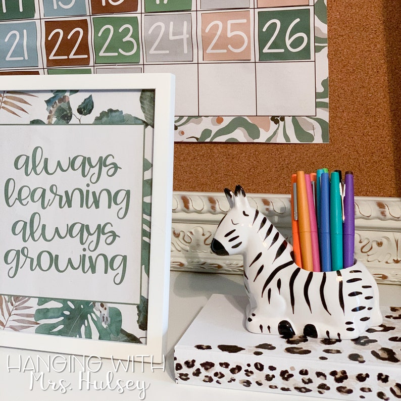 Boho Jungle Classroom Decor Bundle - Etsy