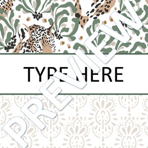 Boho Jungle Binder Covers and Spine Labels: Editable Classroom Decor - Etsy