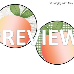 Peach Welcome Back to School Bulletin Board - Peach Classroom Decor ...