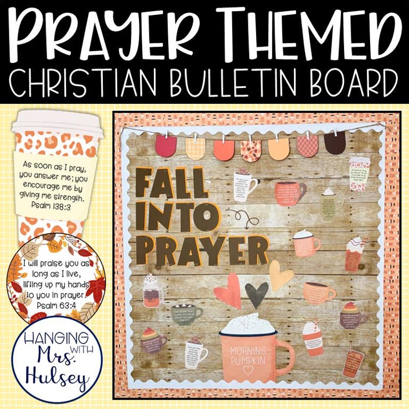 Christian Fall Bulletin Board - Etsy