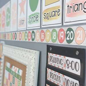 Peach Classroom Decor Bundle - Etsy