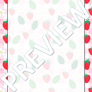 Strawberry Binder Covers and Spine Labels - Etsy