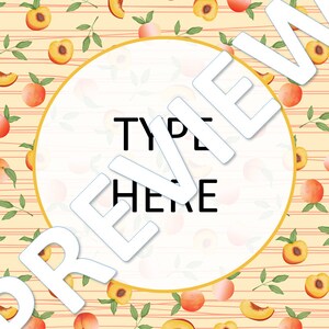 Peach Binder Covers and Spine Labels - Peach Decor - Peach Class Decor ...