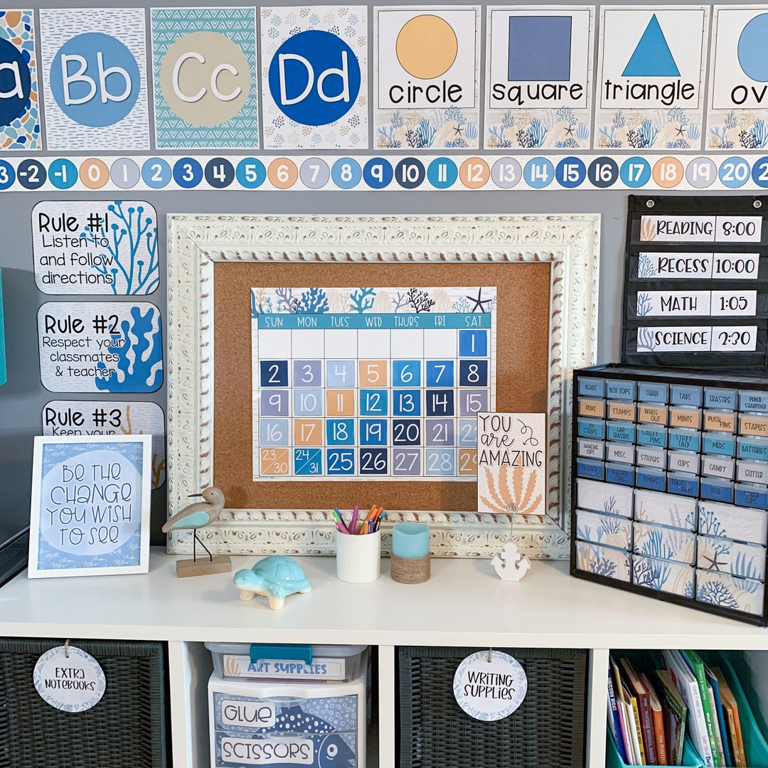 Ocean Classroom Decor Bundle - Etsy