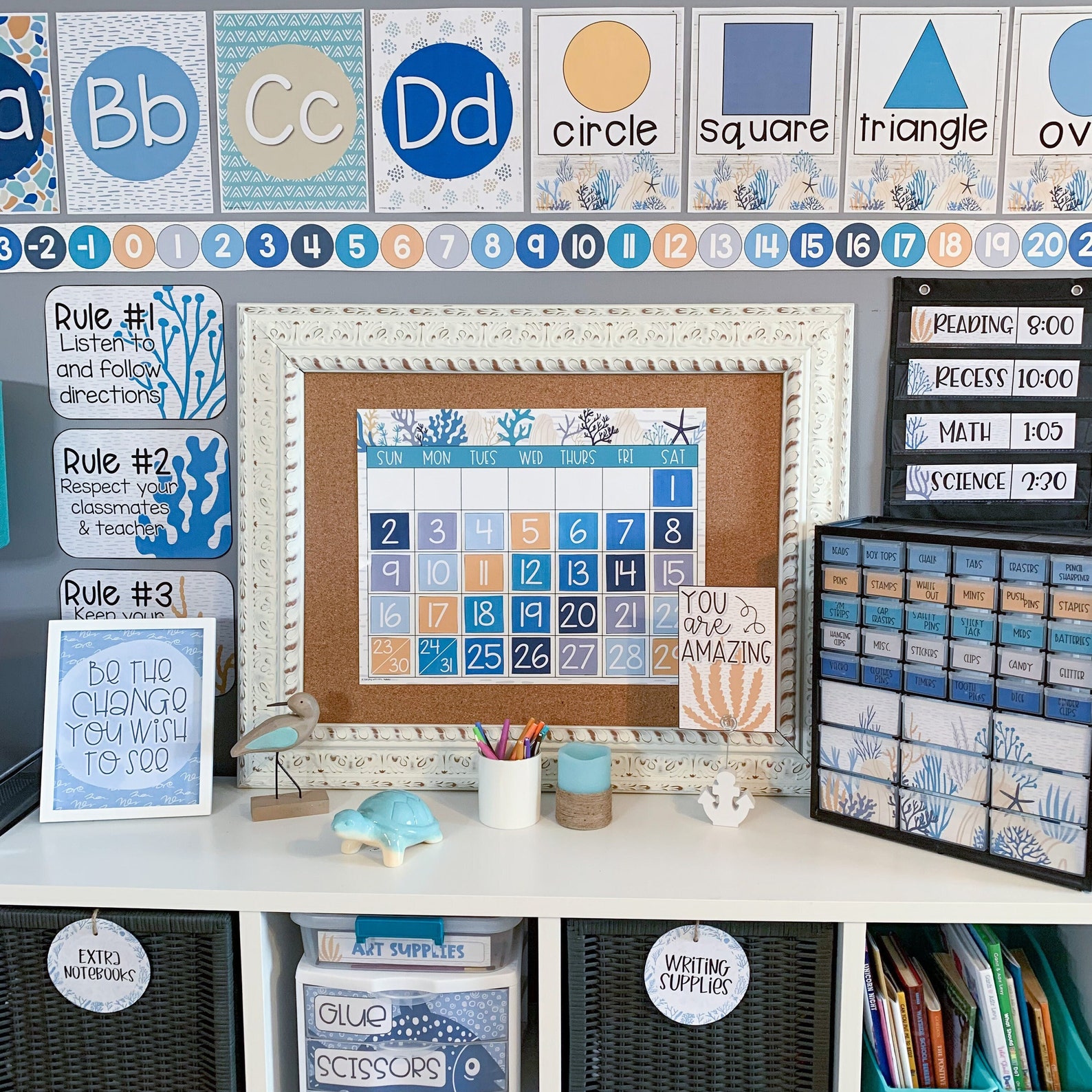 Ocean Classroom Decor Bundle - Etsy