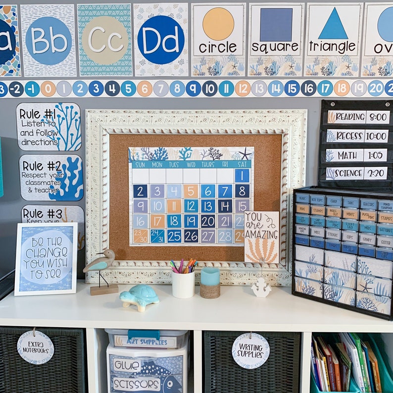 Ocean Classroom Decor Bundle - Etsy