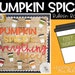 Fall Bulletin Board Pumpkin Spice & Everything Nice - Etsy