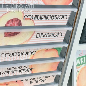 Peach Classroom Decor Bundle - Etsy