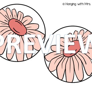 Retro Daisy Classroom Bulletin Board Decor (powerpoint) - Etsy