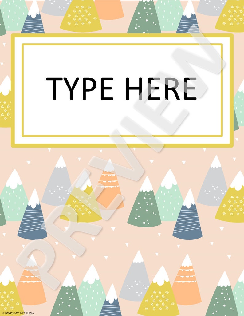 Adventure Binder Covers and Spine Labels - Etsy