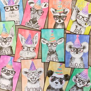 Hipster Animals Classroom Decor Bundle - Etsy