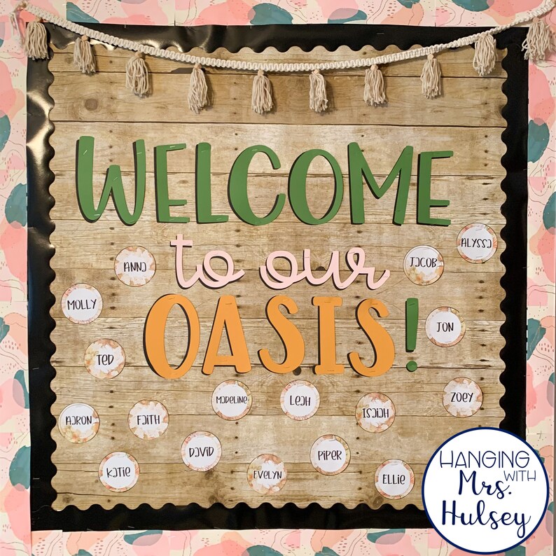 Boho Desert Welcome Bulletin Board: Classroom Decor - Etsy