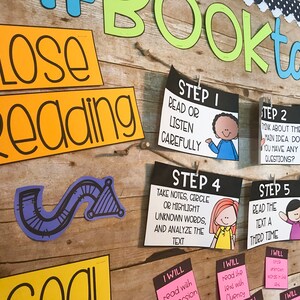 Reading Bulletin Board Bundle - Etsy