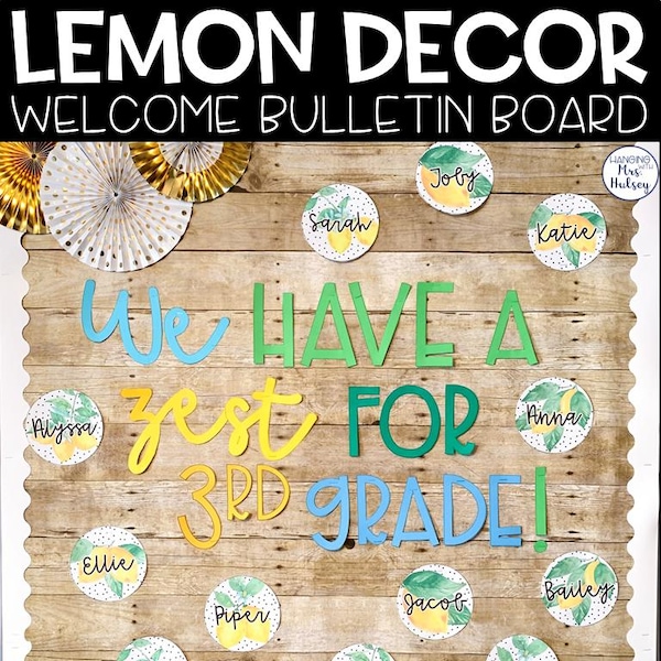 Lemon Bulletin Board - Etsy