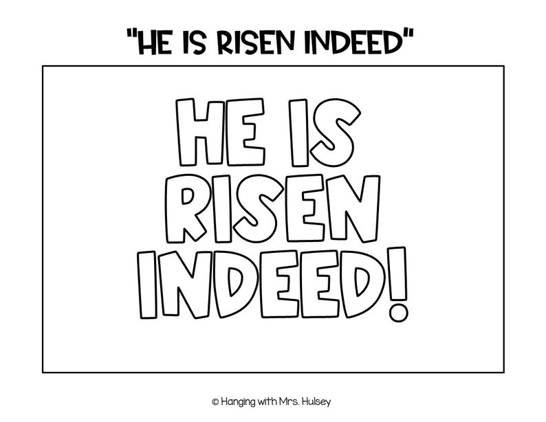 Easter Christian Bulletin Board: He is Risen Decor - Etsy