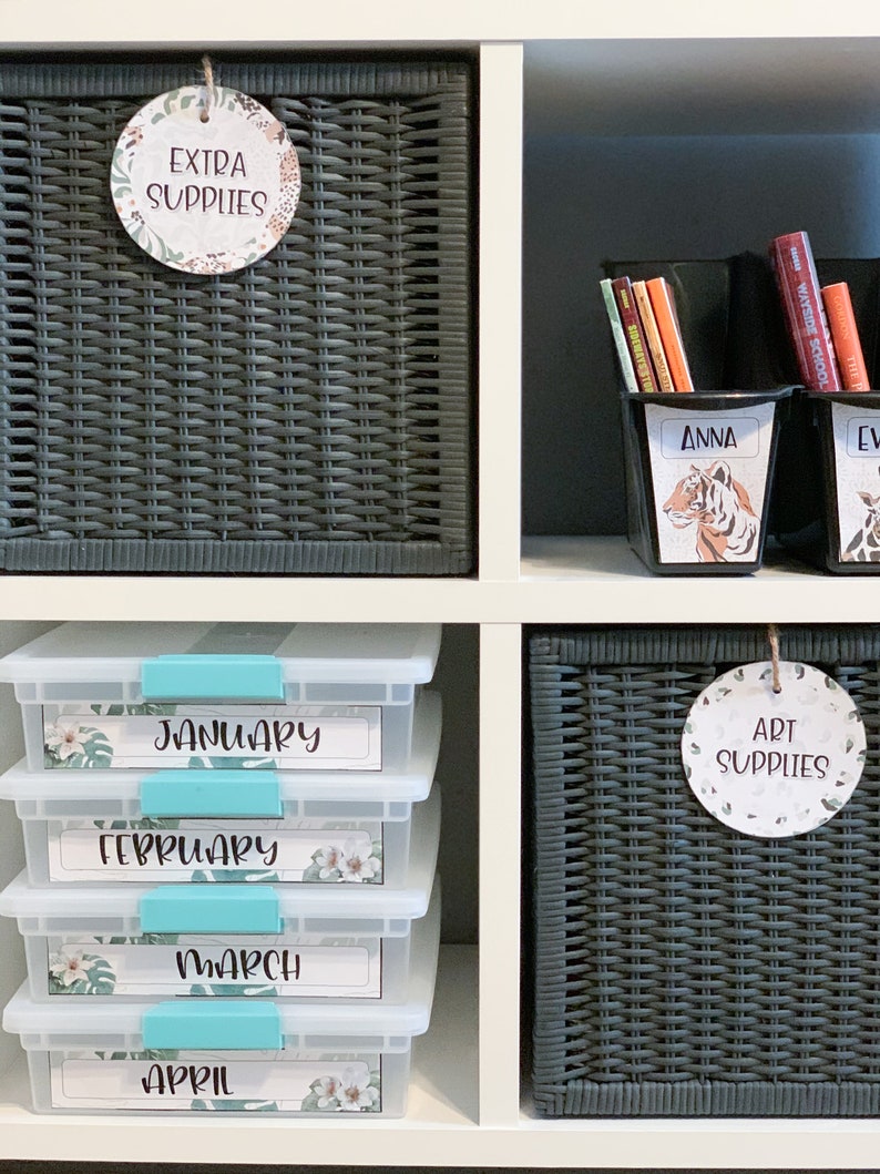 Boho Jungle Classroom Decor Bundle - Etsy