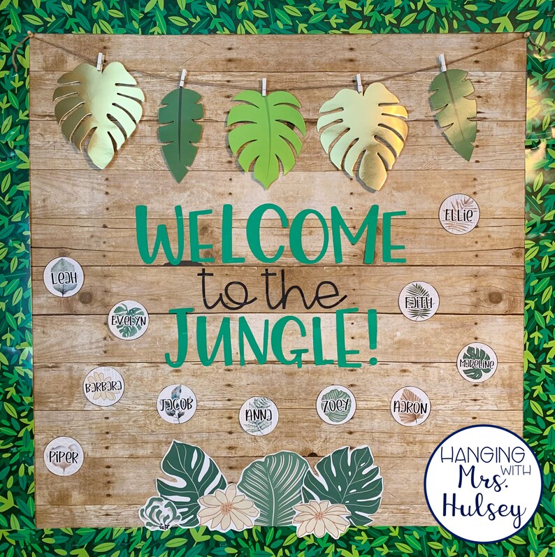 Boho Jungle Classroom Decor Bundle - Etsy
