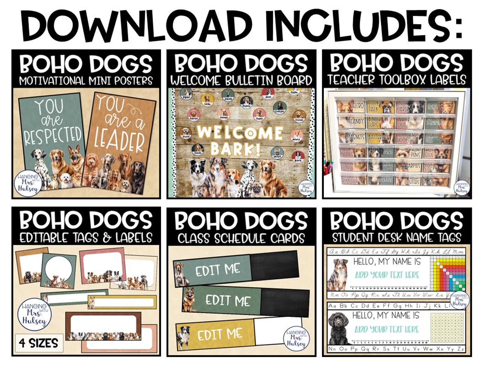 Dog Class Decor Bundle - Etsy