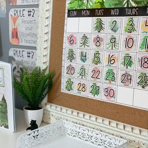 Forest Classroom Decor Bundle - Etsy