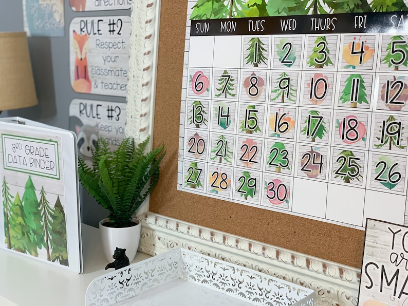 Forest Classroom Decor Bundle - Etsy