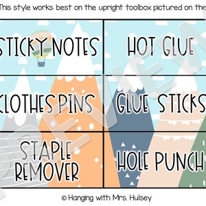 Adventure Teacher Toolbox Labels - Adventure Class Decor - Adventure ...