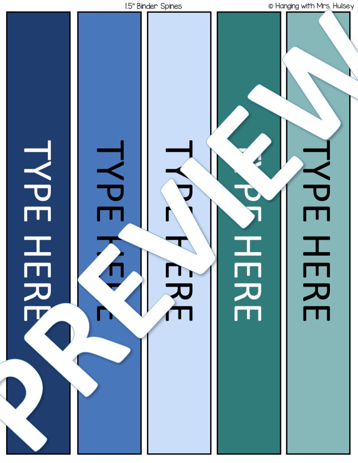 Ocean Binder Covers and Spine Labels - Etsy