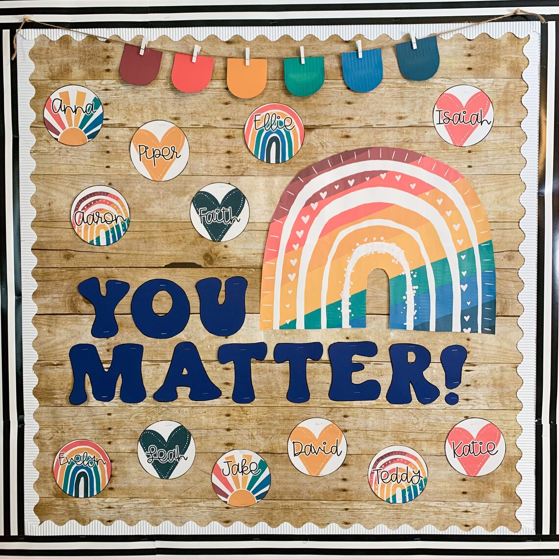 Retro Rainbow Classroom Decor Bundle | Etsy