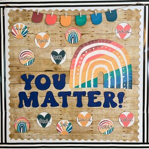 Retro Rainbow Classroom Decor Bundle - Etsy