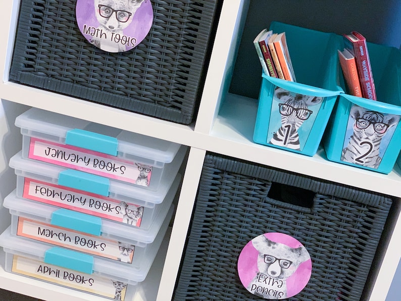 Hipster Animals Classroom Decor Bundle - Etsy