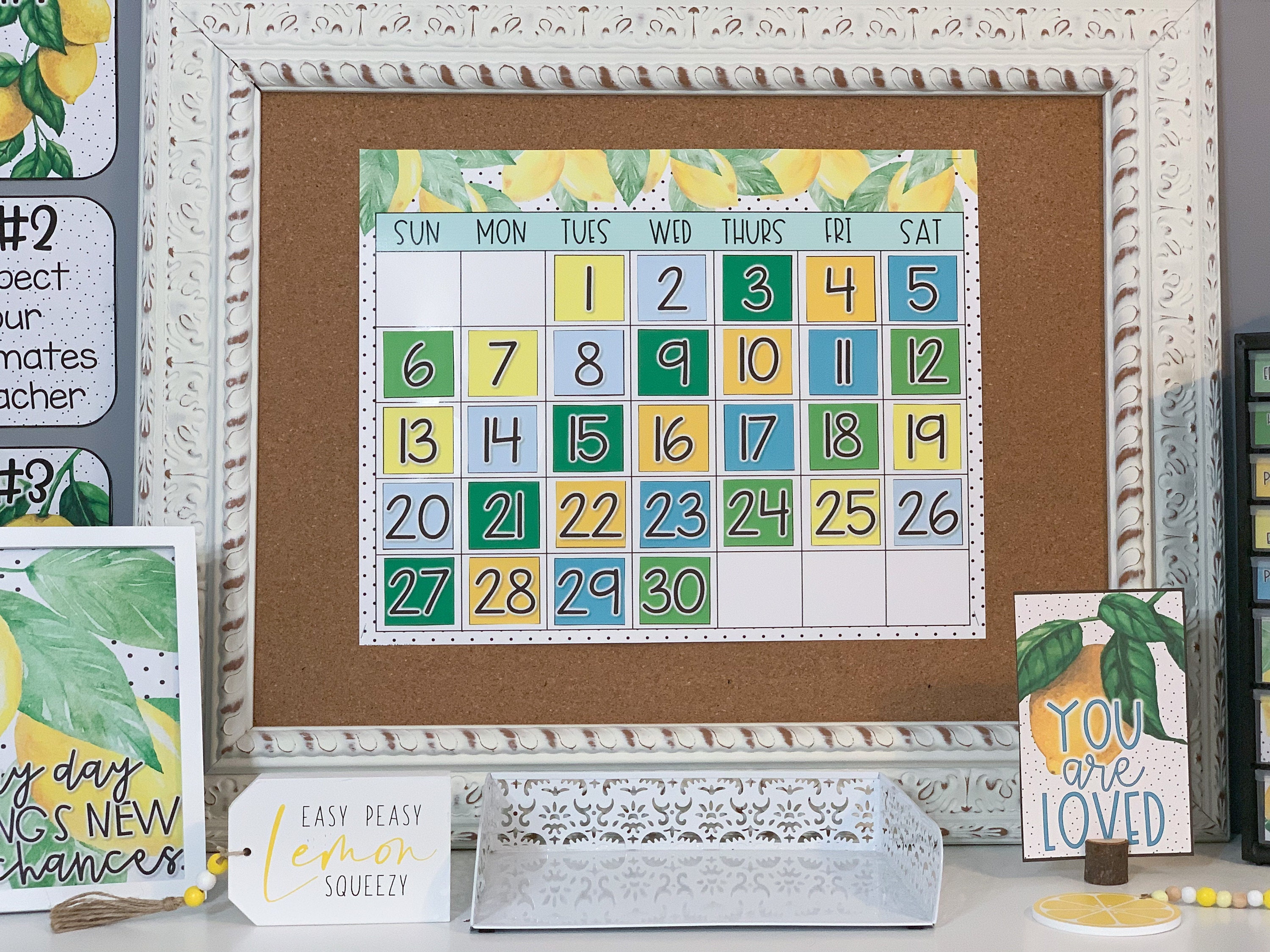Lemon Classroom Decor Bundle - Etsy