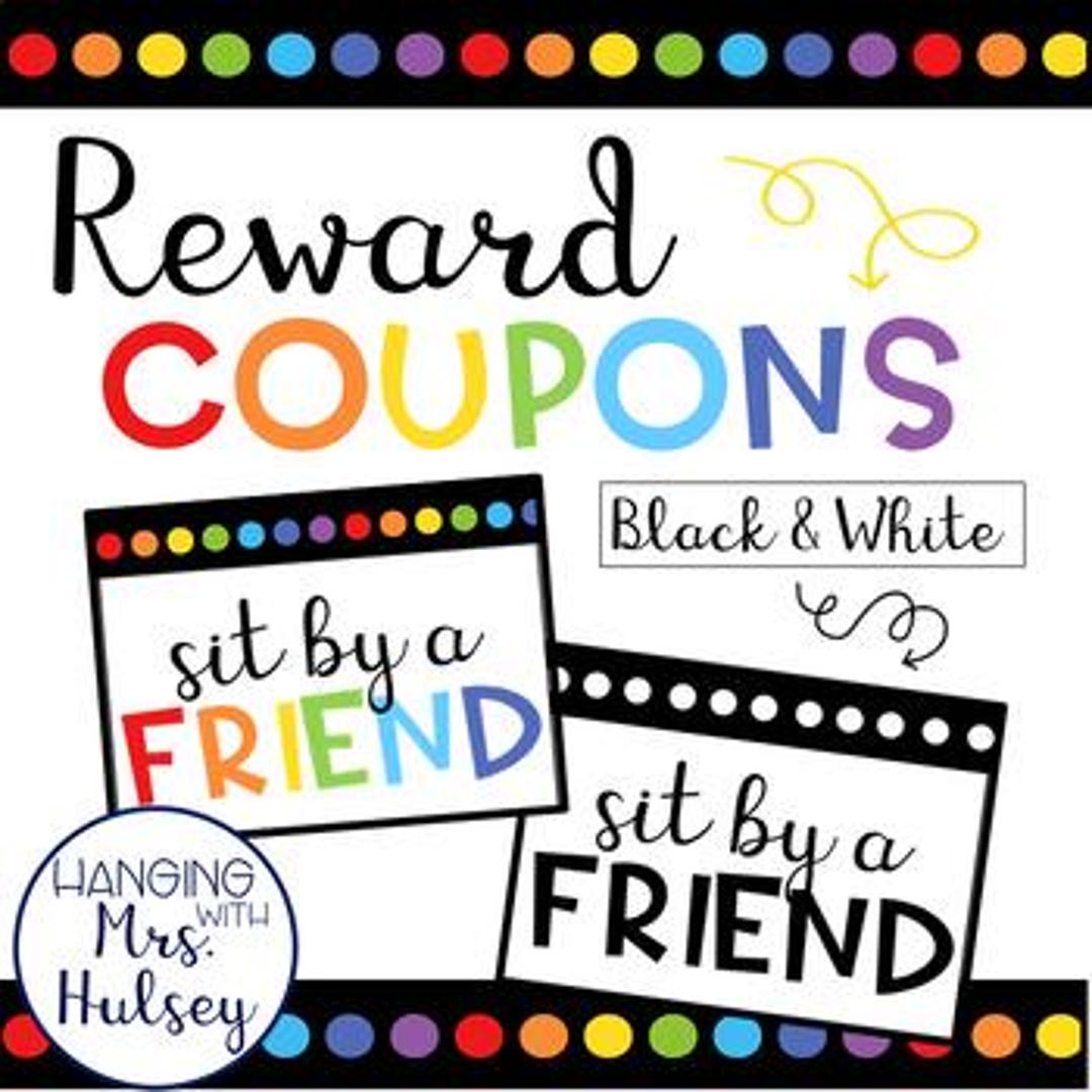 Editable Classroom Reward Coupons: 59 Designs (digital Download) - Etsy