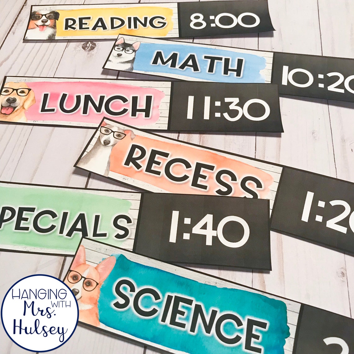 Hipster Dog Classroom Decor Bundle - Etsy