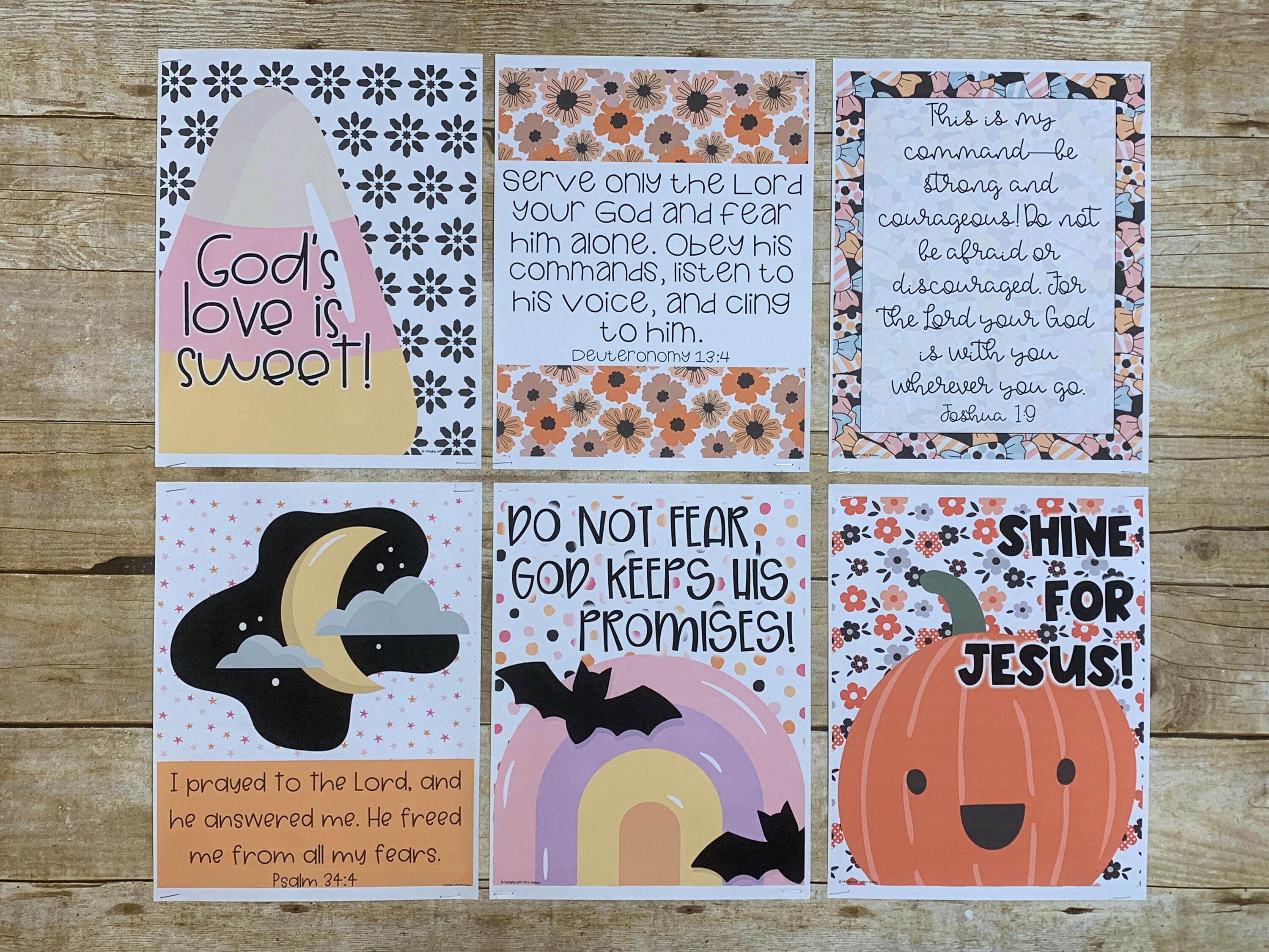Halloween Decor Bible & Christian Posters - Etsy