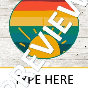 Retro Rainbow Binder Covers and Spine Labels - Retro Decor - Retro ...