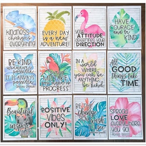 Tropical Motivational Posters - Etsy
