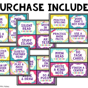 I'm Done... Now What? Editable Posters - Classroom Management ...